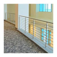 China Barbados style metal bar rod fence wood and aluminum deck railing for sale
