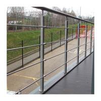 China Jamaica style rod fence de metal metal pickets for deck railings for sale