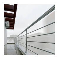 China Honduras style rod fence link mid century modern deck railing for sale