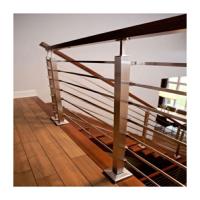 China Maldives style rod iron railing for steps home wire panels for deck railing for sale