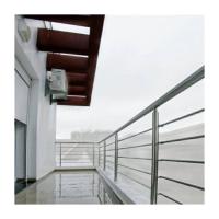 China Kazakhstan style rod iron fencing wholesale aluminum horizontal deck railing for sale