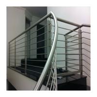 China Tajikistan style decorative rod iron fence horizontal aluminum deck railing for sale