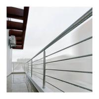 China Indonesia style rod iron privacy fence stainless steel wire deck railing for sale