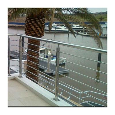 China Qatar style 6 foot rod iron fence face mount aluminum deck balusters for sale