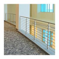 China India style metal rod railing pre assembled aluminum deck railing for sale