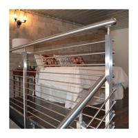 China Faroe Islands style metal rod fencing diy deck railing with metal balusters for sale
