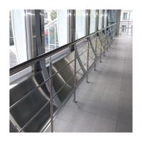China Netherlands style metal fence rods deck railing with horizontal balusters for sale