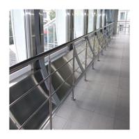 China Norway style metal rod fence white deck railing with black balusters for sale