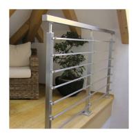 China Iceland style flat steel rod composite decking with balustrade for sale