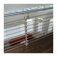 China Germany style rod iron porch railing cedar deck railing with aluminum balusters for sale