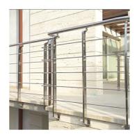 China Steel rod sizes staircase design wall railings for sale