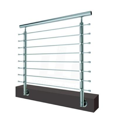 China Stainless steel rod aluminum fence railing design for sale
