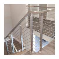 China Stainless steel rod aluminum fence railing design for sale