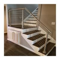 China Bolivia sell well decorative metal rod fence posts modern stair rod railing kits for sale