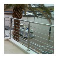 China Arch Rod Iron Handrail Steel Fence Metal Railings Mirror Polish for sale