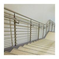 China Inside House Rod Stair Railing With Prefabricated Metal Rod Fence Panels for sale