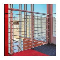 China Nicaragua Style Deck Stair Railing With Wrought Rod Fence Privacy Panels for sale
