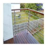 China Nicaragua Style Deck Stair Railing With Wrought Rod Fence Privacy Panels for sale