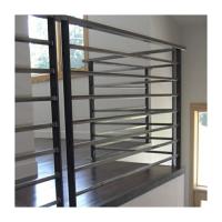 China Nicaragua Style Deck Stair Railing With Wrought Rod Fence Privacy Panels for sale
