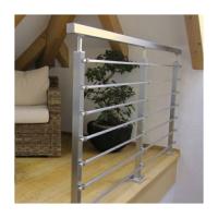 China Nicaragua Style Deck Stair Railing With Wrought Rod Fence Privacy Panels for sale