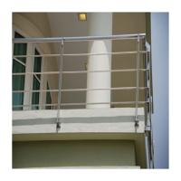 China Stainless Steel Rod Stair Railing Modern Interior Rod Balustrade for sale