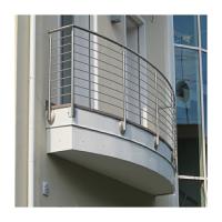China Stainless Steel Rod Stair Railing Modern Interior Rod Balustrade for sale