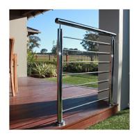 China Decorative Metal Rod Balustrade Stainless Steel Rod Railing Bright Color for sale