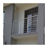 China Chad Style Rod Stair Railing 8 Foot Metal Rod Fence Stone Balcony for sale