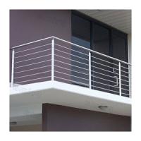 China Chad Style Rod Stair Railing 8 Foot Metal Rod Fence Stone Balcony for sale