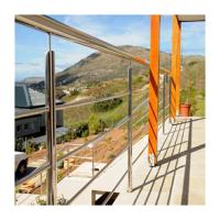 China Chad Style Rod Stair Railing 8 Foot Metal Rod Fence Stone Balcony for sale