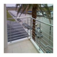 China Chad Style Rod Stair Railing 8 Foot Metal Rod Fence Stone Balcony for sale