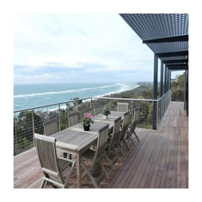 China Pool deck gate cable railing tensioner wire rope fittings square wire fence for sale