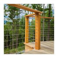 China Pool deck gate cable railing tensioner wire rope fittings square wire fence for sale