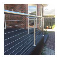 China Vevor handrails for outdoor steps wrought iron handrail porch deck railing cable wire staircase 7 foot wire fencing for sale