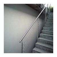 China Black porch railing cable railing system kits 4 inch wire fence for sale