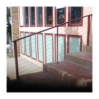China Black porch railing cable railing system kits 4 inch wire fence for sale