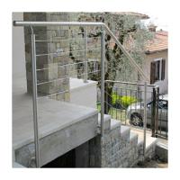 China Handrail for front porch steps stainless steel cable systems electric fence wire tractor supply for sale