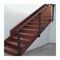 China Pvc handrails for stairs high tension cable barrier 9 gauge fence wire for sale