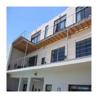 China Exterior balcony railing stainless steel wire railing systems crossbuck fence with wire for sale