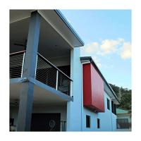 China Exterior balcony railing stainless steel wire railing systems crossbuck fence with wire for sale