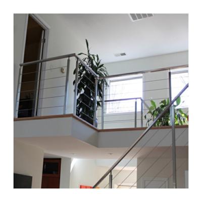 China Patio door barrier railing horizontal wire railing livewire fencing for sale