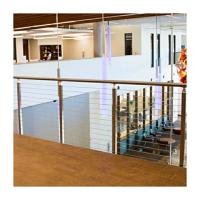China Patio door barrier railing horizontal wire railing livewire fencing for sale