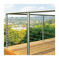 China Roofing rails stainless cable railing cost 4x4 woven wire fence for sale