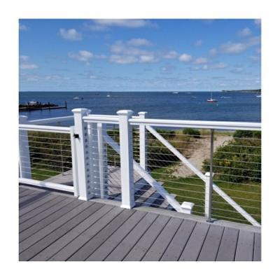 China Victorian porch spindles cable stair systems split rail fence with wire for sale