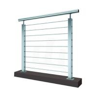China Stainless steel rope balustrade wire cables balustrade systems for decks for sale