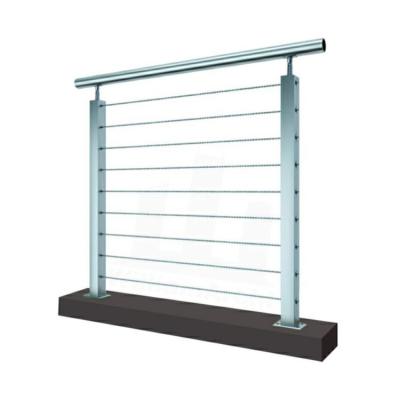 China Stainless steel rope balustrade wire cables balustrade systems for decks for sale