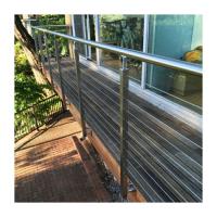 China Victorian balcony railings stainless steel wire railing kits woven wire field fence for sale