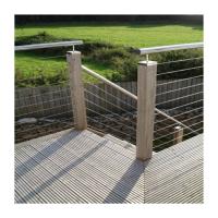 China Victorian porch balusters outdoor cable railing systems cedar post and barbed wire fences for sale