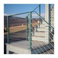 China Patio baluster how to install wire deck railing picket garden woven wire rolled fencing for sale