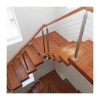 China Patio deck railings porch railing wire cost to install woven wire fence for sale